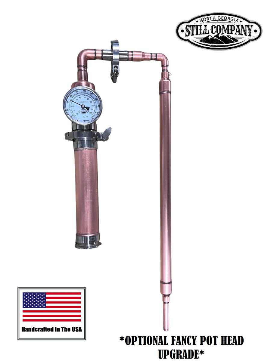20 Gallon Still w/ 2" Pot Still Head & Condenser – North Georgia Still ...