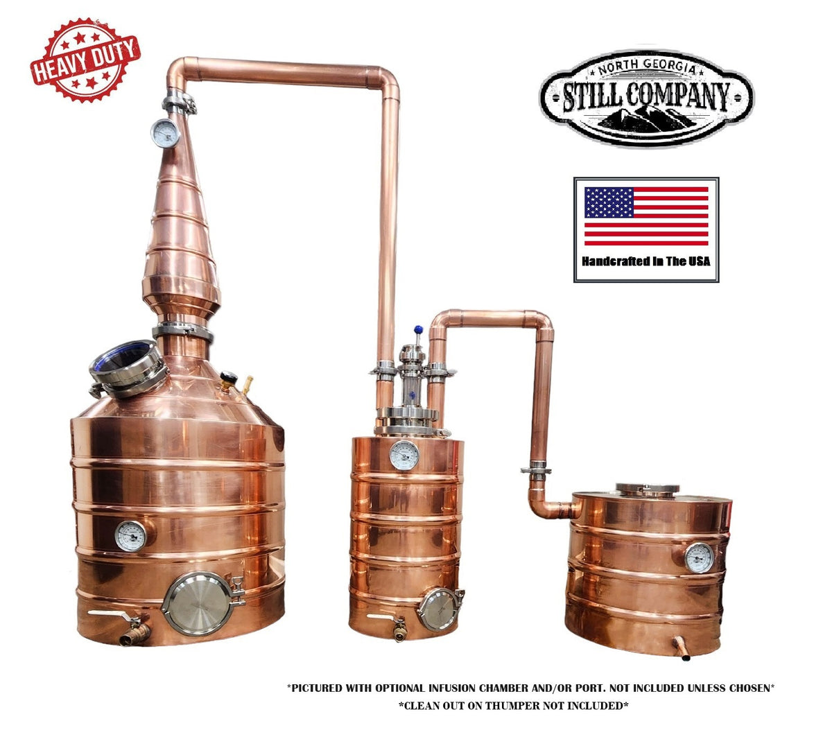 Fat 50 w/ Large Conehead Distillers Kit – North Georgia Still Company