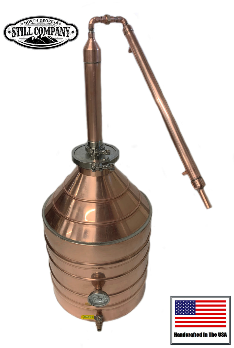 20 Gallon Still w/ 2" Pot Still Head & Condenser – North Georgia Still ...