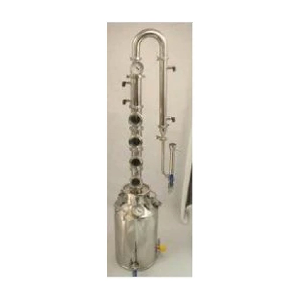 8 Gallon/30 Liter Stainless Steel Still With 3" Stainless Steel Dephle ...