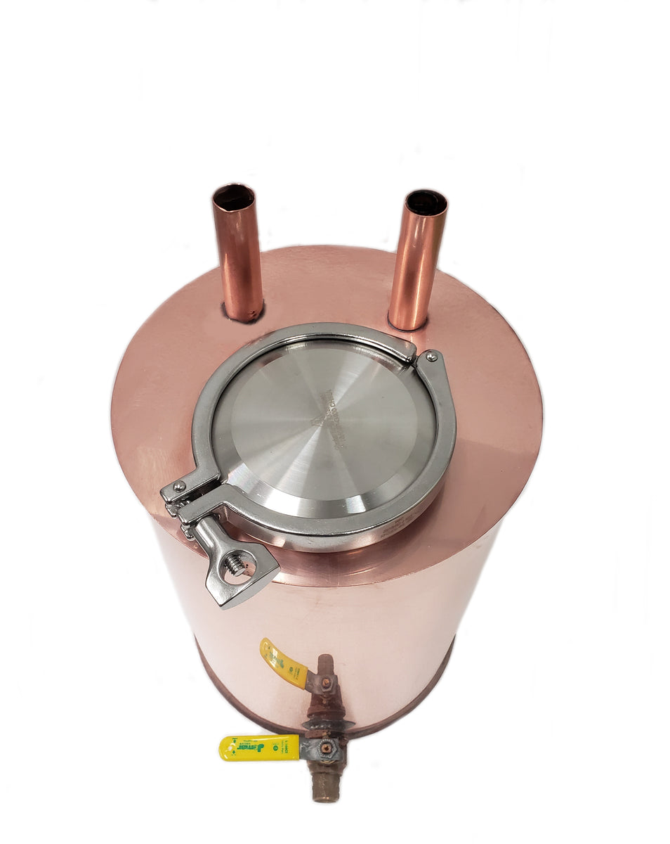 3 Gallon Thumper with 4 Inch Fruit Port – North Georgia Still Company